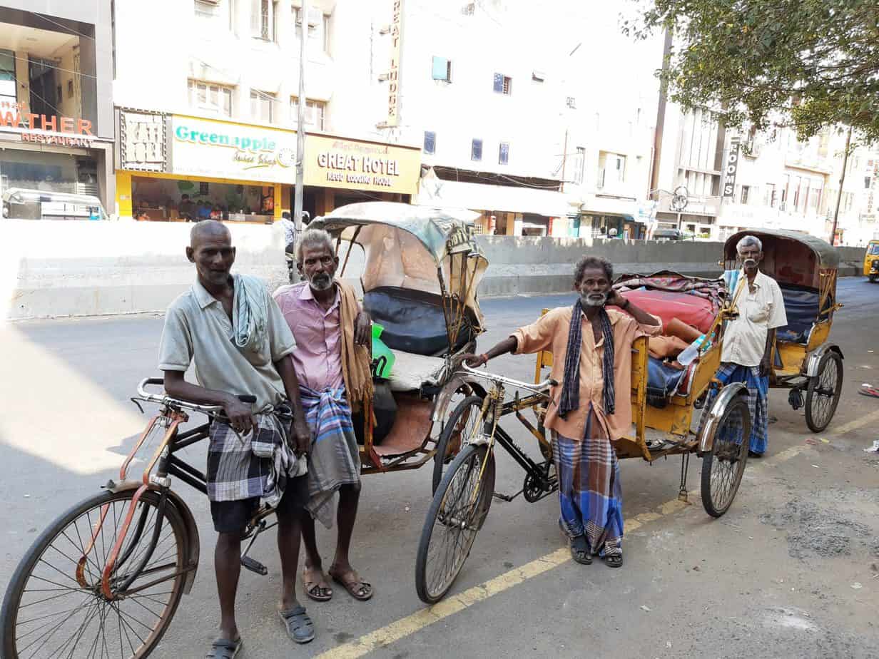 A chat with Chennai's last generation of rickshaw pullers - Citizen Matters