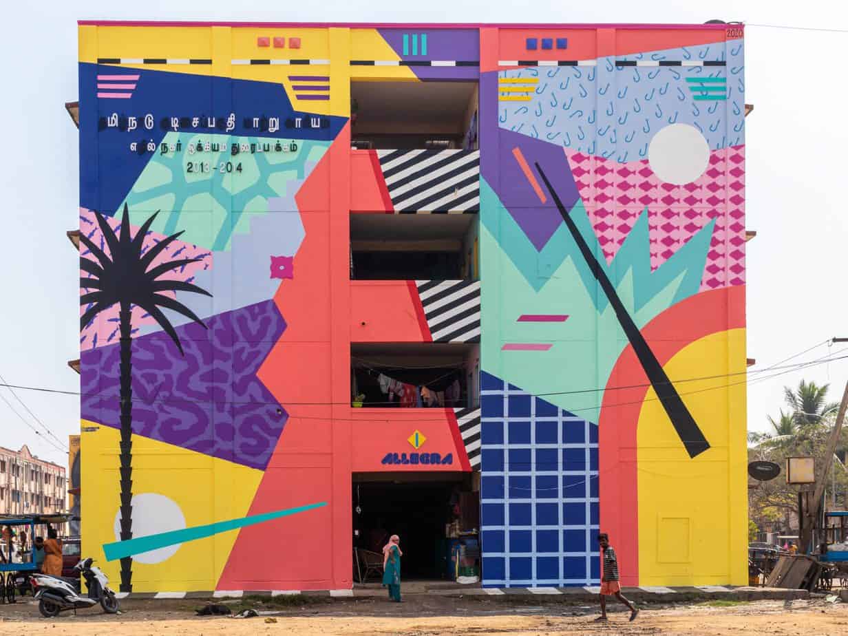 Kannagi Nagar all set to become Chennai's walk-in art gallery, open to ...